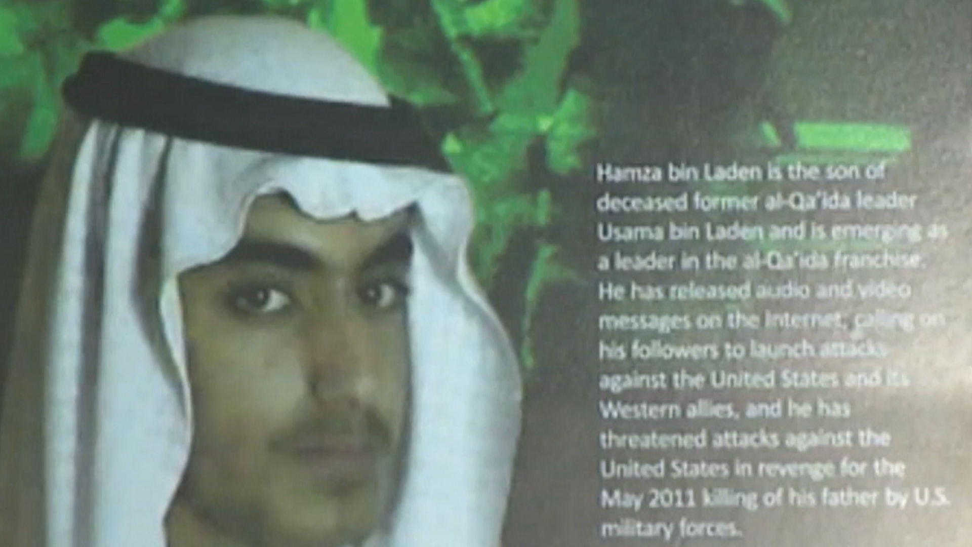 Hamza Bin Laden Killed In US Counter-Terrorism Operation, White House Says